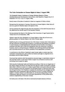 The Cairo Declaration on Human Rights in Islam (1990)_EN – Masnad Web